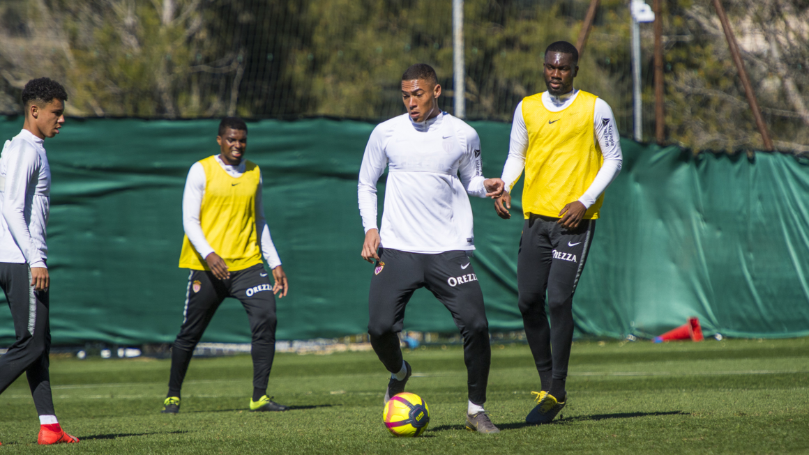 Séance ensoleillée au centre d'entraînement - AS Monaco