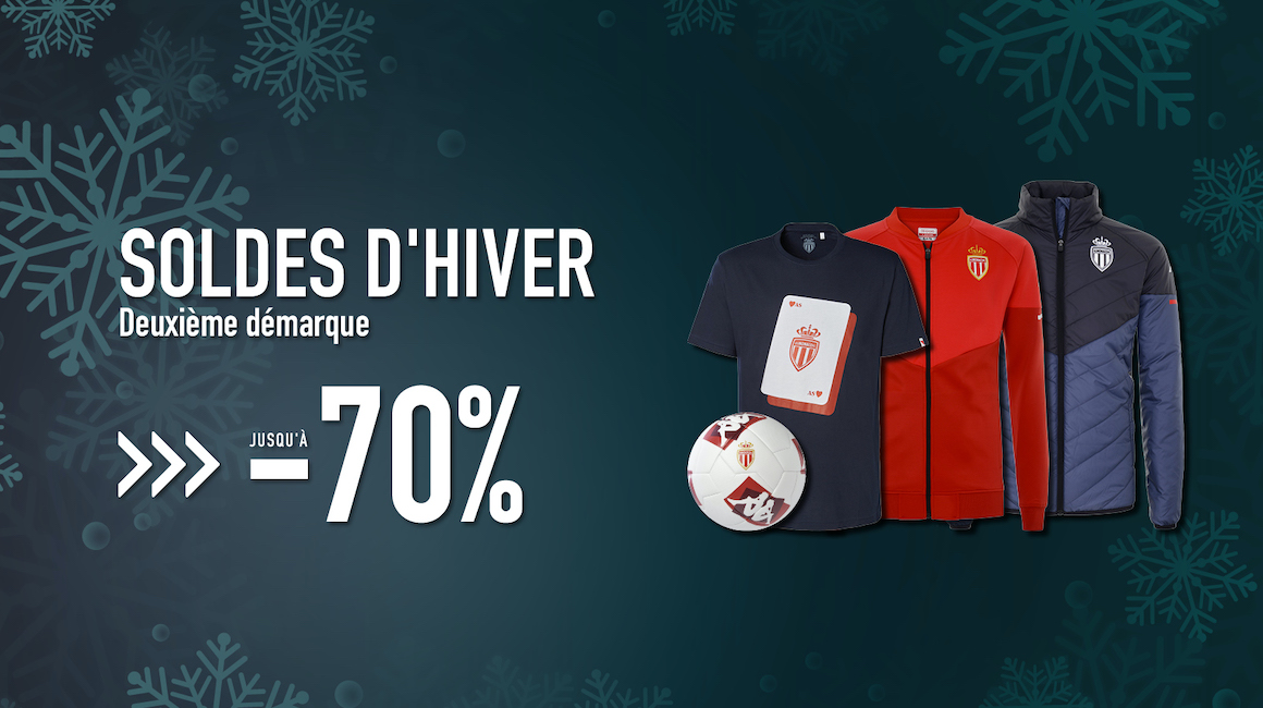 Take advantage of deeper discounts on the online store - AS Monaco