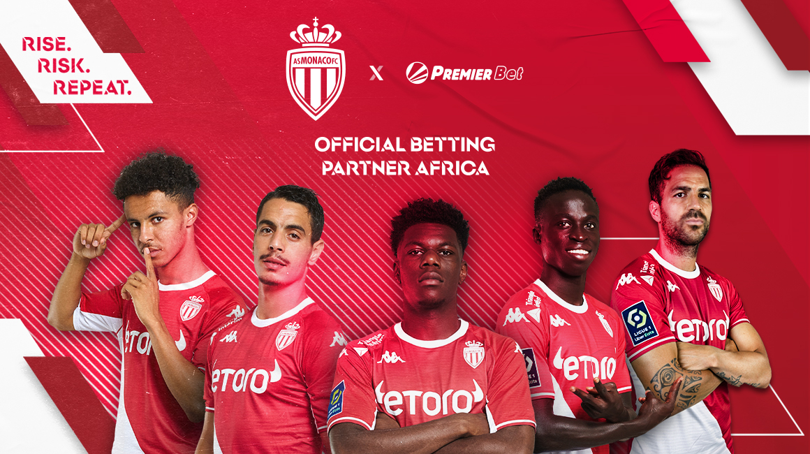 Premier bet becomes AS Monaco’s official betting partner in Africa