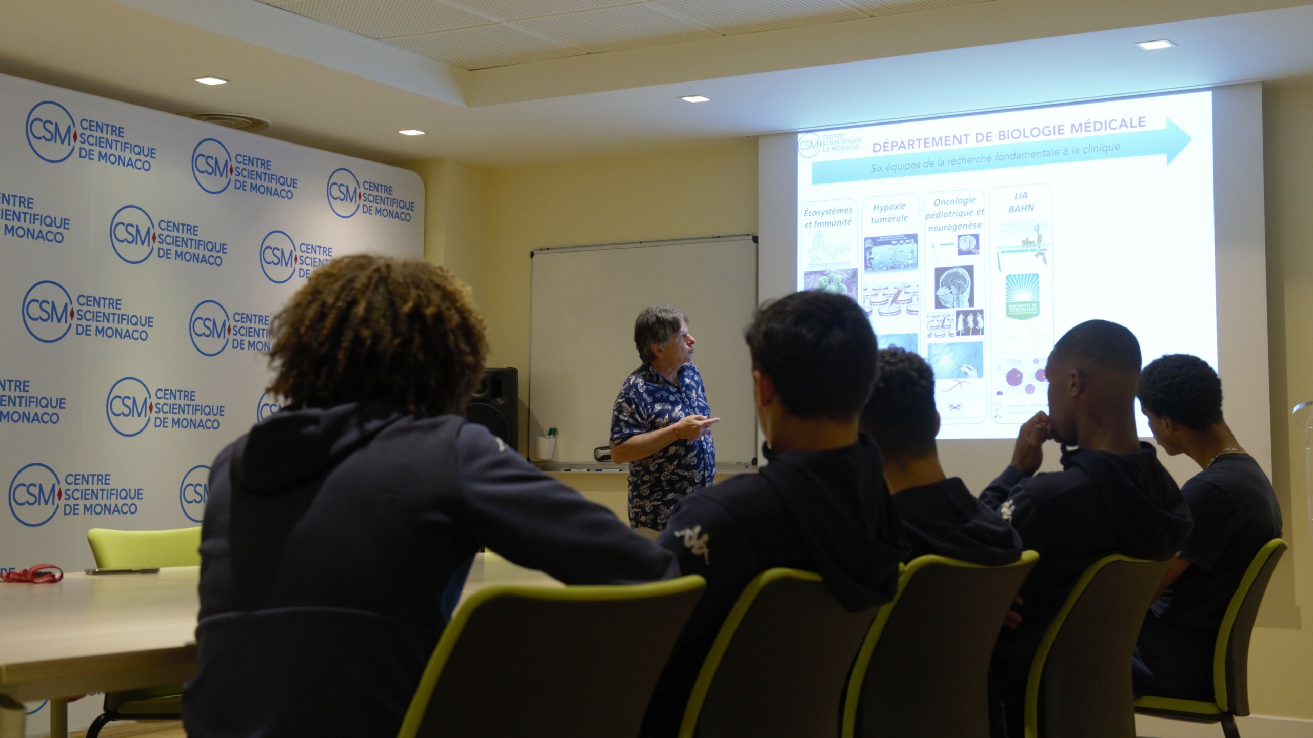 Le Centre Scientifique de Monaco a ouvert ses portes aux U17