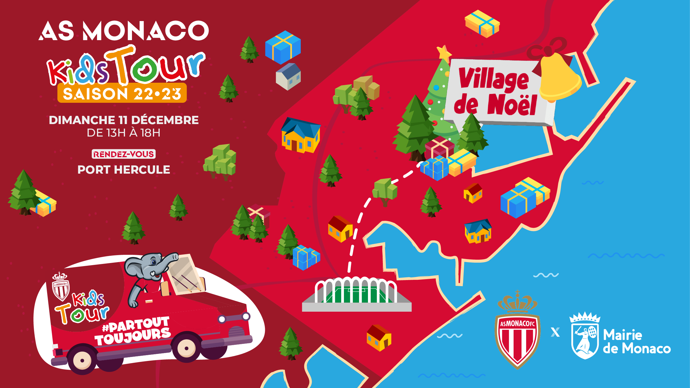 Kids Tour : Wissam Ben Yedder au Village de Noël ce dimanche