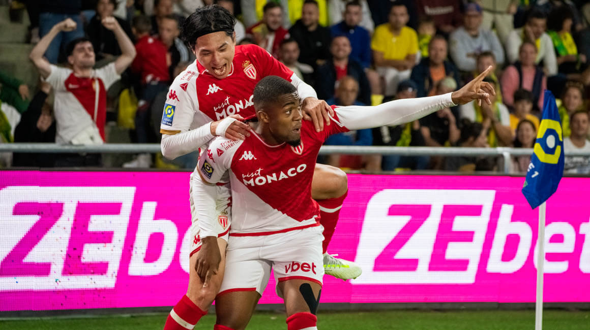 Relive the match between AS Monaco and Nantes in images