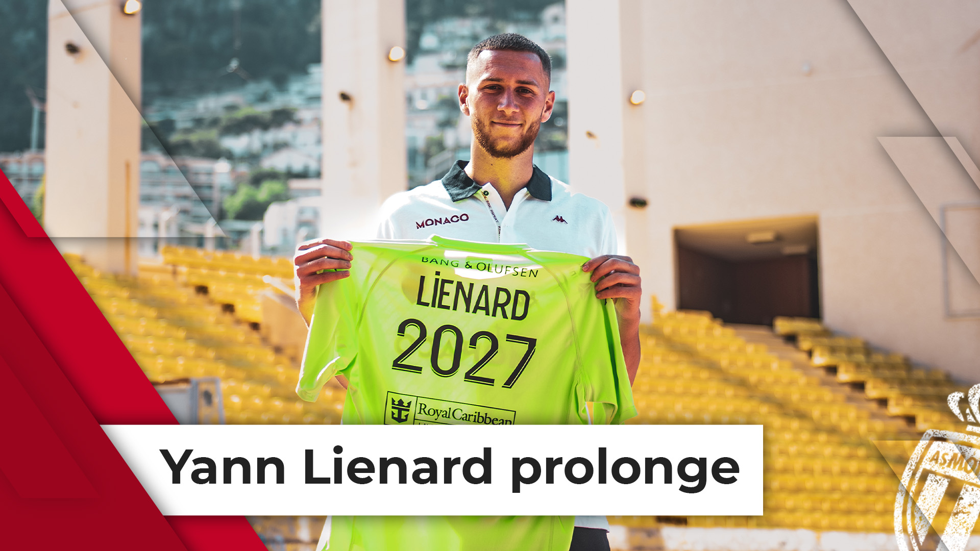 Yann Lienard prolonge son contrat à l'AS Monaco