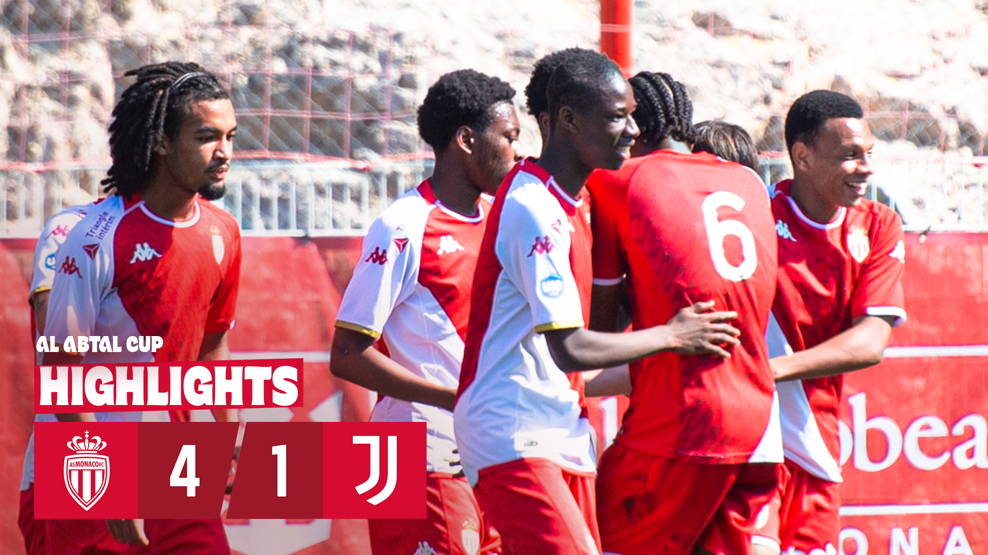 Les highlights des U19 de l'AS Monaco face à la Juventus Turin