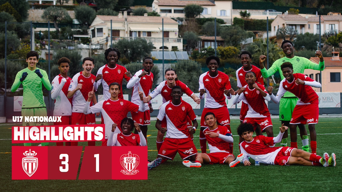 Les highlights de la victoire des U17 de l'AS Monaco face à Nice