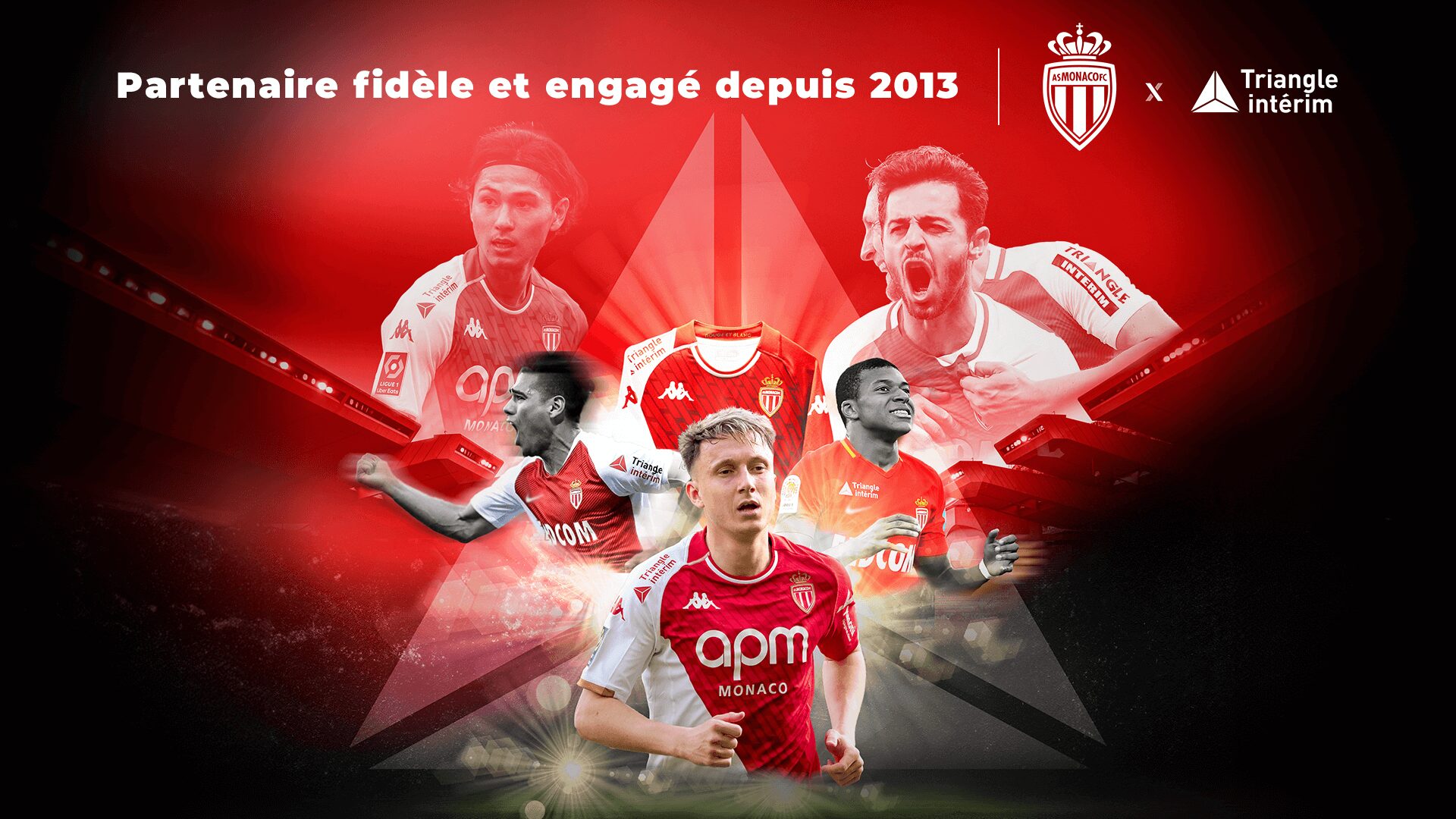 L'AS Monaco et Triangle Intérim prolongent leur partenariat