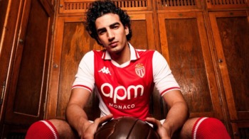 AS Monaco unveil its new home kit for the Centenary season