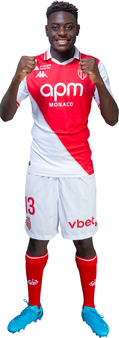 AS Monaco defender Christian Mawissa's technical sheet