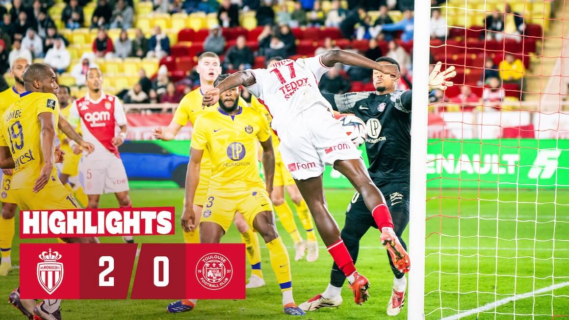 Highlights - Ligue 1, 14ª giornata: AS Monaco 2-0 Tolosa FC - AS Monaco