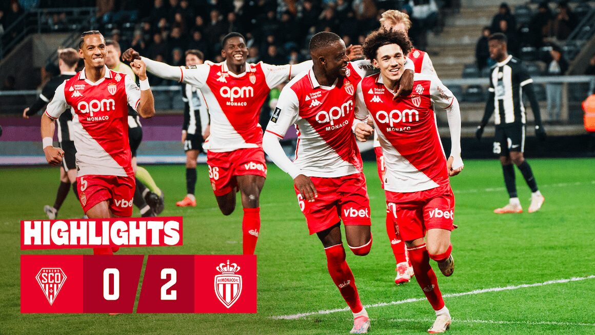 Highlights - Ligue 1, Matchday 26: Angers SCO - AS Monaco - AS Monaco