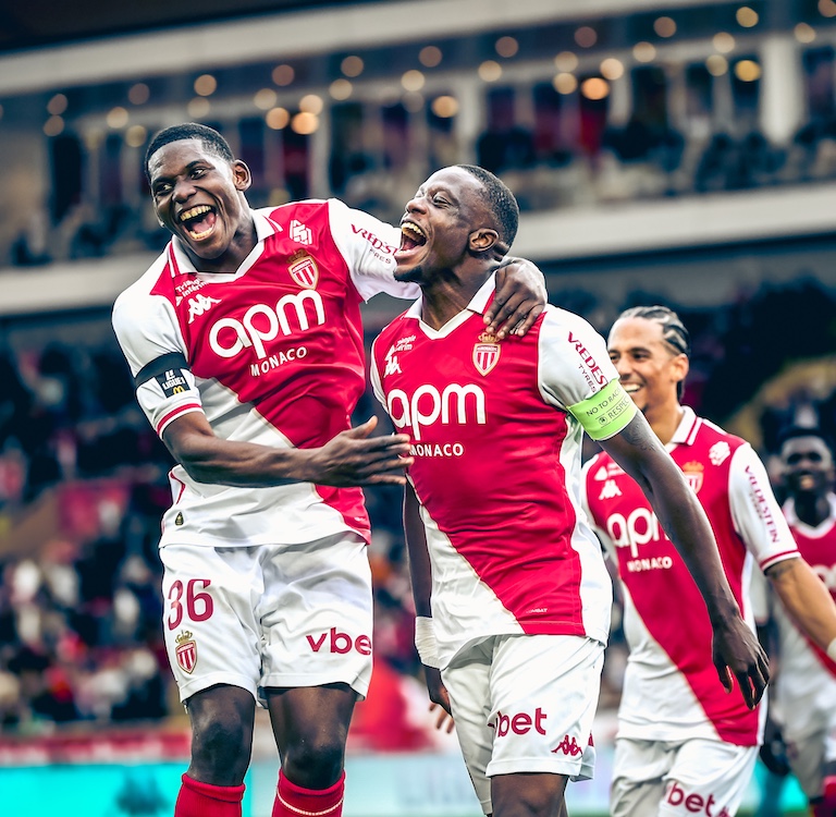 Le groupe de l’AS Monaco pour le choc face au RC Strasbourg