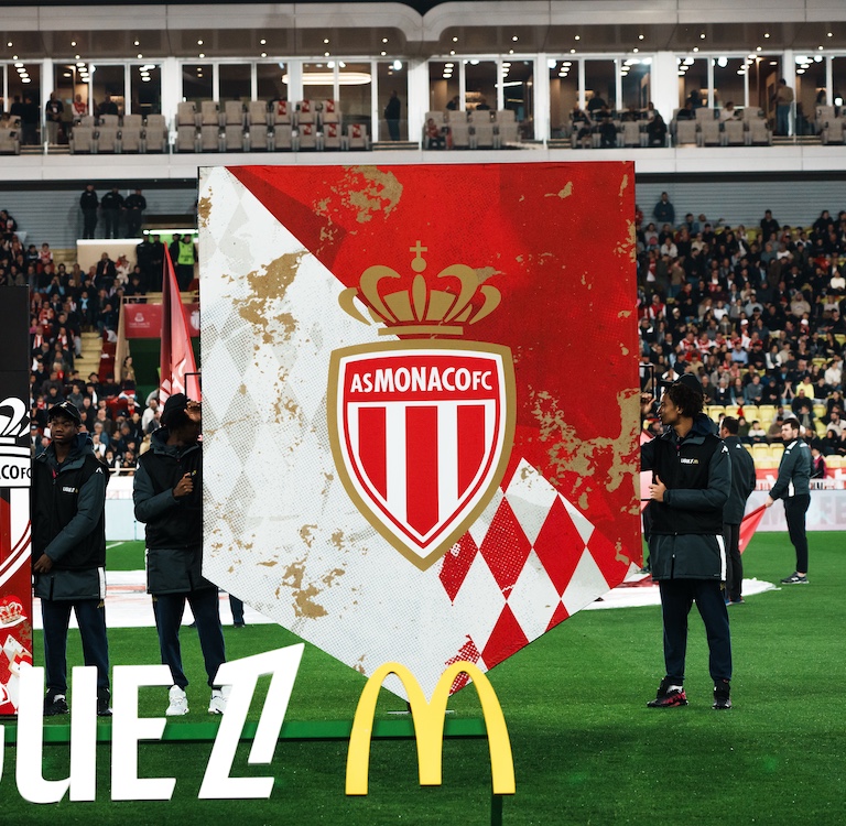 Le groupe de l’AS Monaco pour le choc contre Marseille